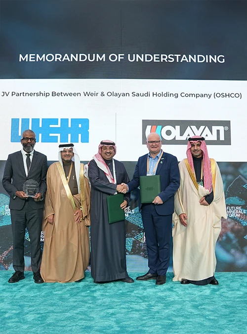 Weir & Olayan Saudi Holding Company announce joint venture | Weir