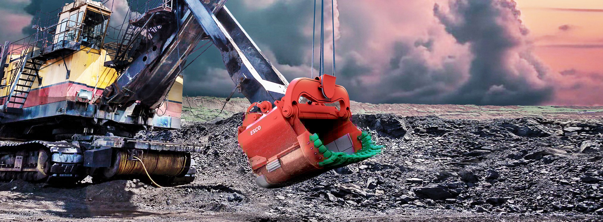 ESCO® Nexsys™ GET for Rope Shovel Dipper Buckets | Weir