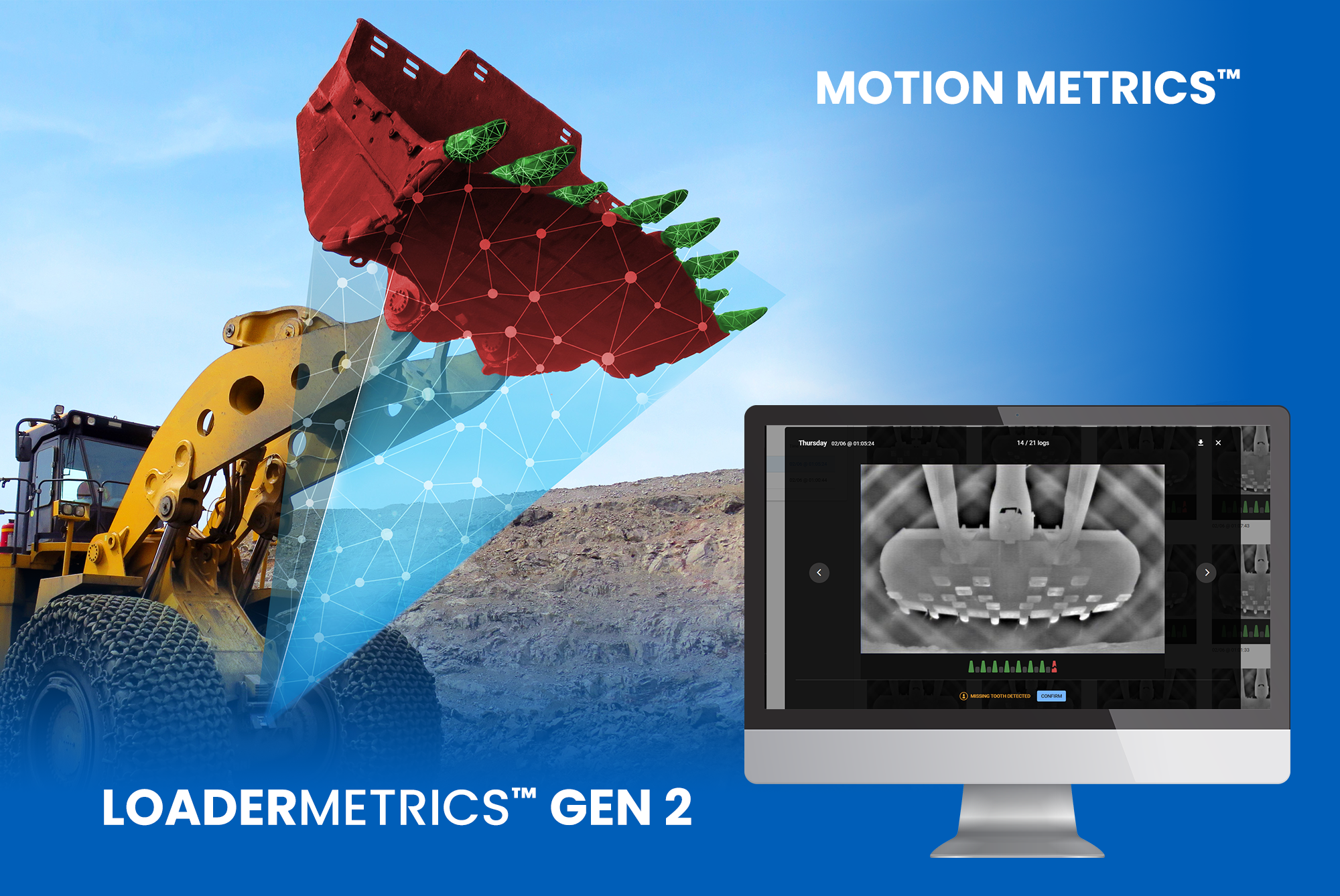 LoaderMetrics™ Gen 2 | Loader Safety & Tooth Detection AI | Weir